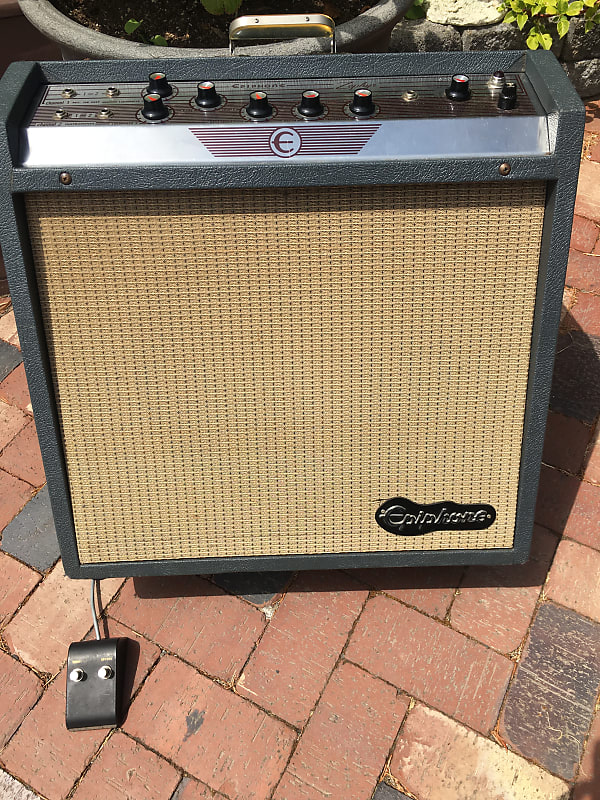 1963 Epiphone Zephyr tube amp model EA-15RVT super clean tube | Reverb