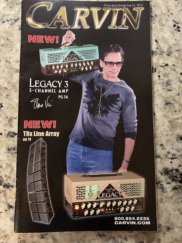Carvin Guitar & Amp Catalog 2012 CS6245 HH1 HH2 DC400 Legacy | Reverb