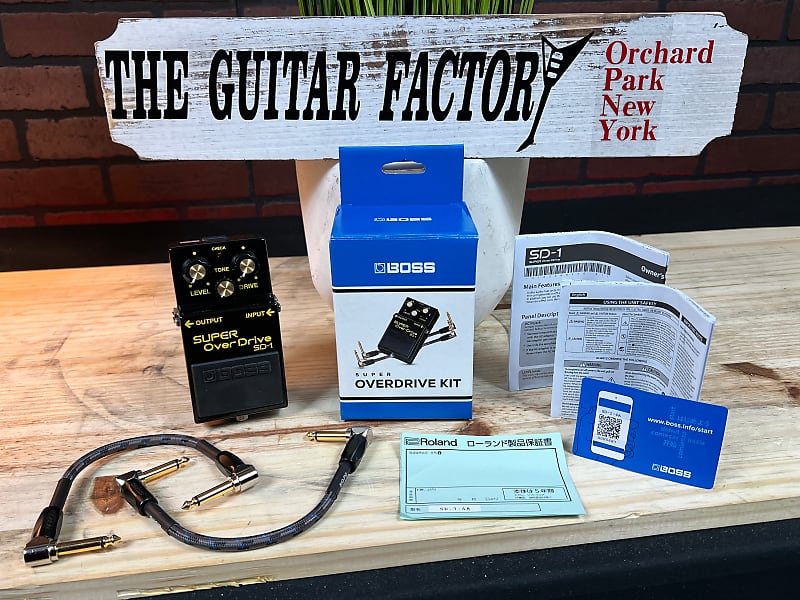 BOSS 40th Anniversary SD-1-4A Super OverDrive Effects and Two | Reverb