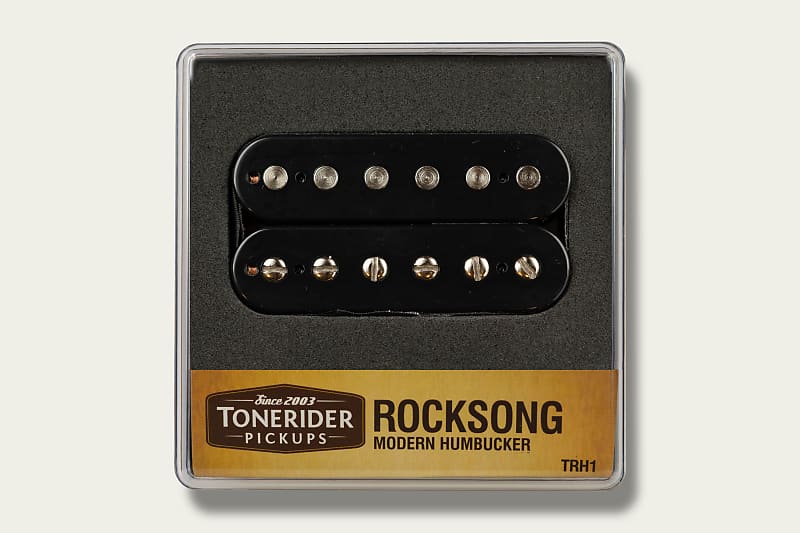 Tonerider Rocksong Humbucker Pickup Bridge Black | Reverb