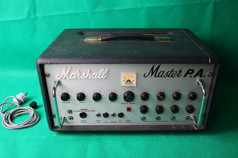 Marshall Master PA ( Super Bass) Guitar Amp 1973 PTP 100w | Reverb UK