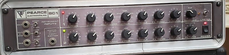 Pearce BC1 2-Channel Rackmount Bass Preamp | Reverb