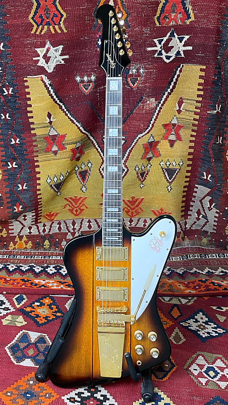 2003 Epiphone '63 Firebird VII - Vintage Sunburst | Reverb