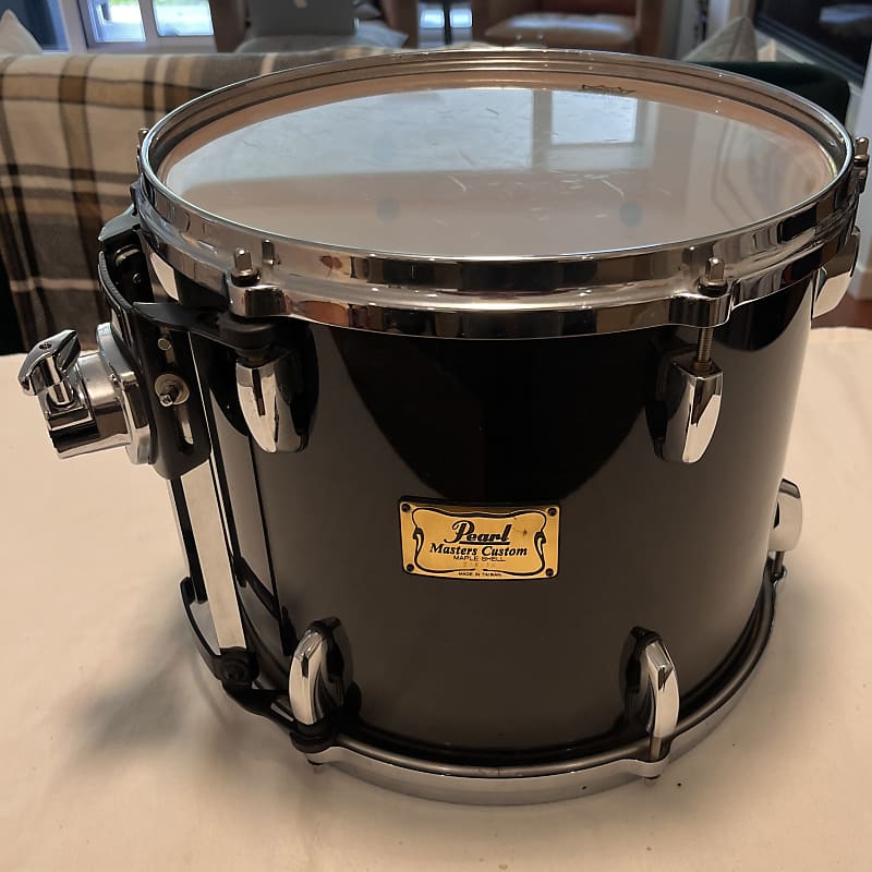 Pearl Masters Custom Maple 13x11" Tom 1980s - Black Mist | Reverb
