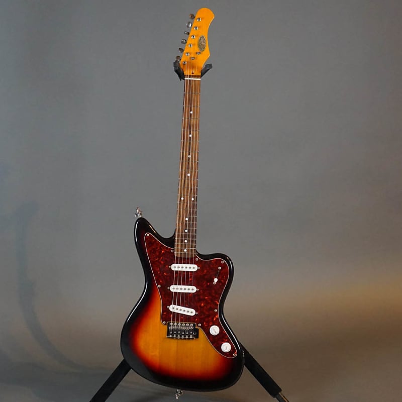 Stagg M350-SB E-Vintage Jaguar Style Sunburst w/Case - Used | Reverb
