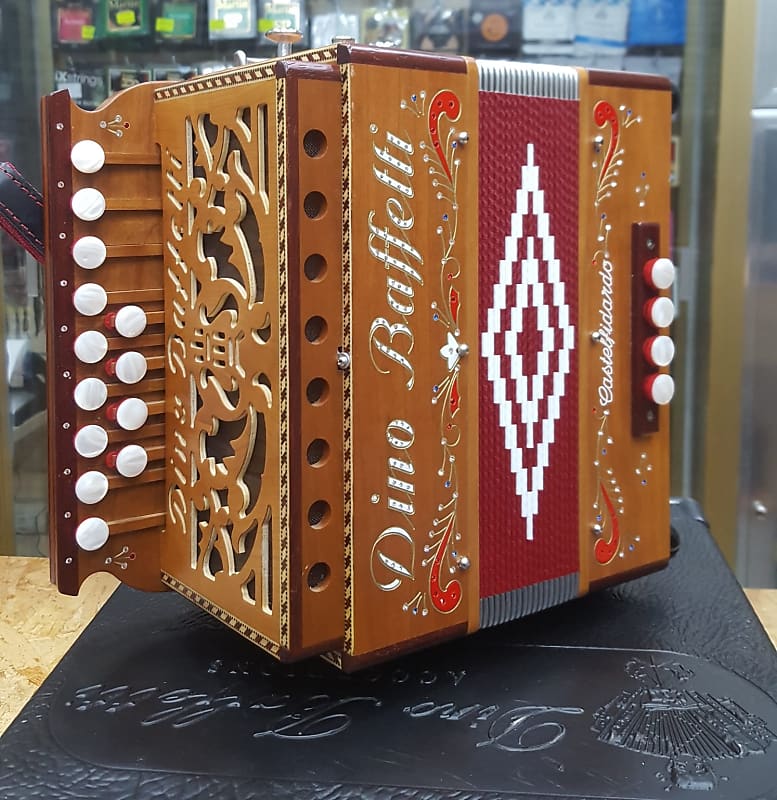 Organetto Dino Baffetti In SOL Musette 4 bassi | Reverb