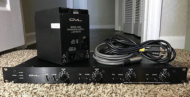GML 8300 Series II 4 Channel Preamp. Excellent! | Reverb