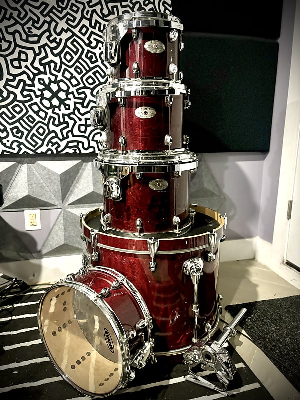 Premier Artist Birch Early 2000s - Maroon/ Red | Reverb