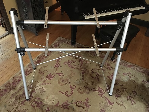 Ultimate Support 2 Tiered A-Frame Keyboard Stand 80s Brushed | Reverb