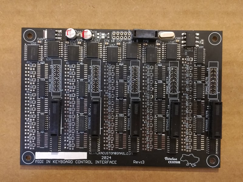 Crumar Trilogy MIDI kit retrofit Vitalka Custom | Reverb