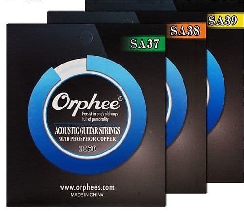 Orphee 90/10 Phosphor Copper Acoustic Guitar String | Reverb