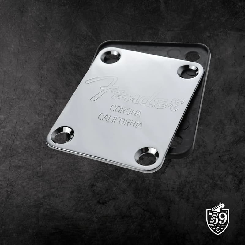 Chrome Fender Corona California Style Electric Guitar | Reverb