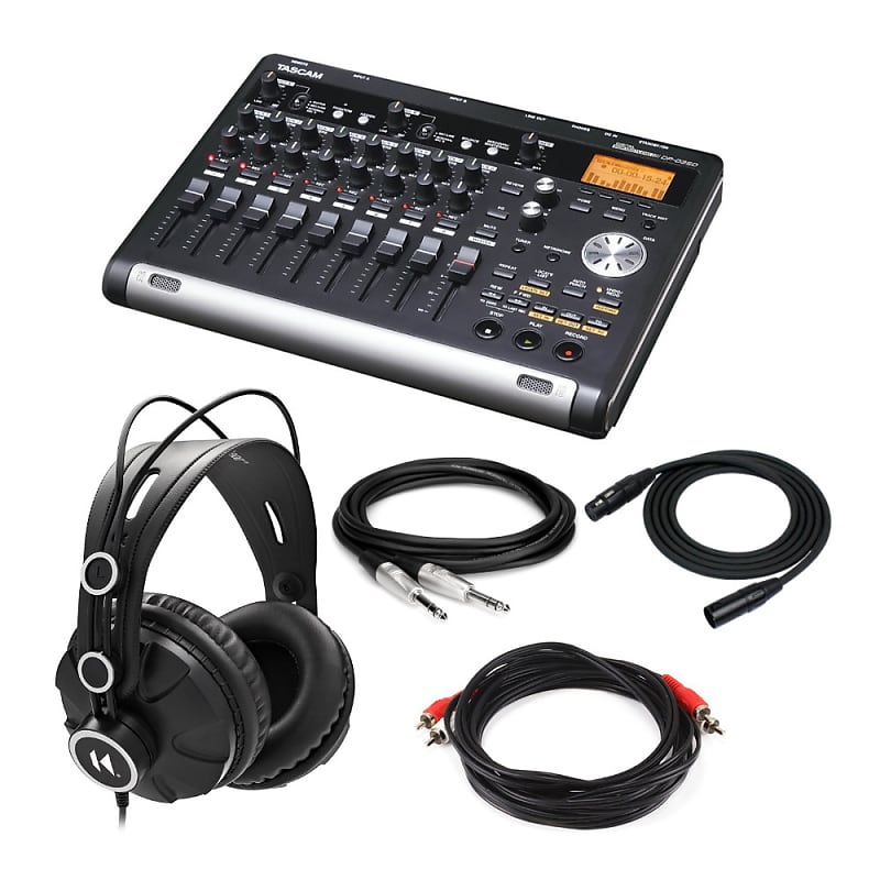 Tascam DP-03SD 8-Track Digital Portastudio Bundle with Knox | Reverb