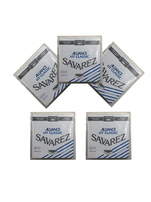 Savarez Guitar Strings 5-Packs HT Classic Alliance High | Reverb