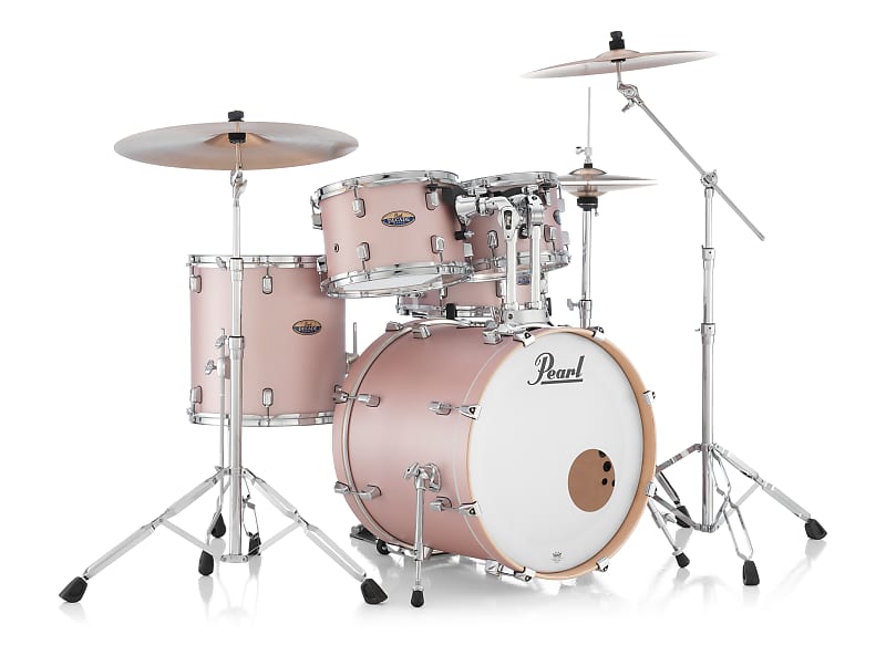 Pearl Decade Maple Rose Mirage 5pc Pink Drums Shells | Reverb