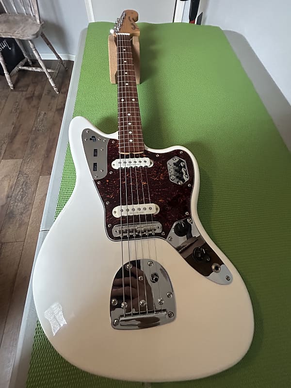 Squire Vintage modified Jaguar with new Pau Ferro Fender | Reverb