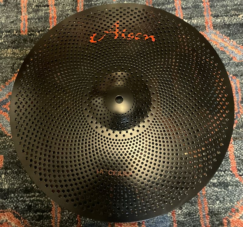 Aisen 16” Low Volume Crash Cymbal - Black | Reverb