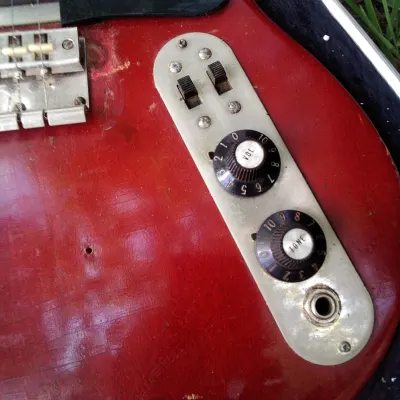 Gibson SG200 Model SG200 1971 Walnut Stained Red | Reverb