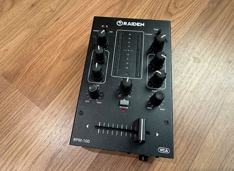 Raiden RPM-100 Portable 2-Channel DJ Mixer | Reverb