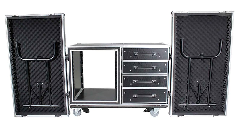 ProX XS-12U4DTW, 12U Shockproof Workstation Case with Dual | Reverb
