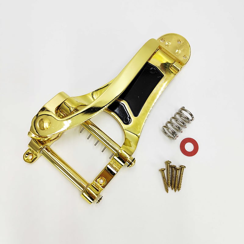 Guitar Vibrato Tremolo Tailpiece System in Gold | Reverb Canada