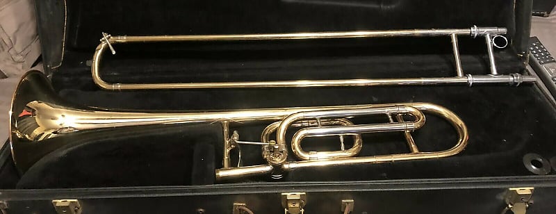 Bach 1982 Tenor Trombone with F attachment, Jazz, small bore | Reverb