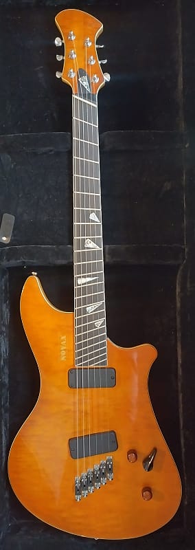 Novax Expression "Autumn Leaves" Maple Six String Fan Fret - | Reverb