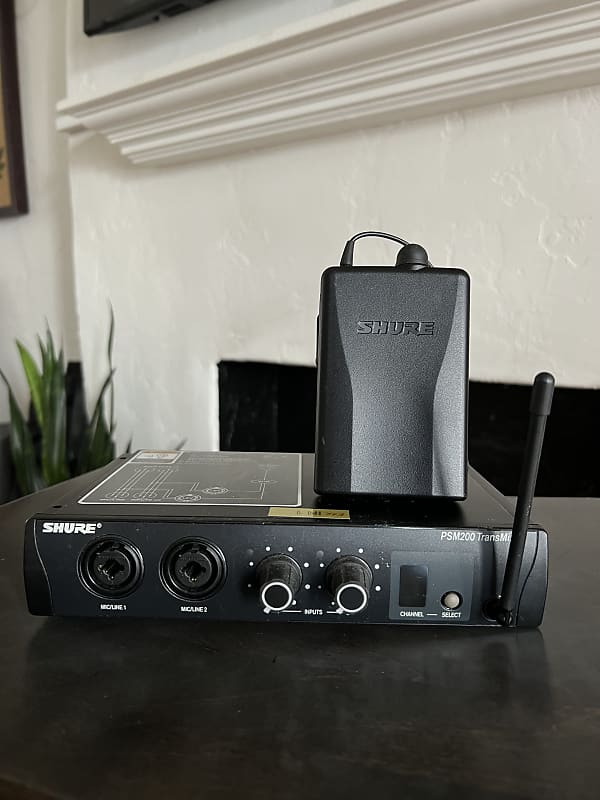 Shure PSM200 Wireless Personal Transmitter IEM - Black | Reverb