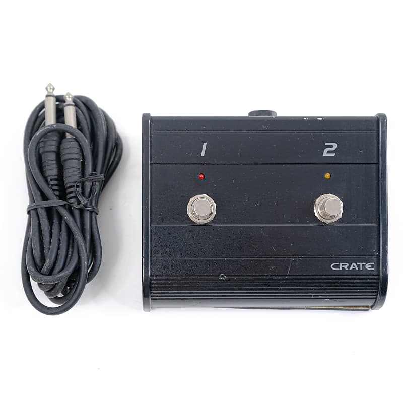 Crate Amps 2-Button Footswitch w/ TS Cable - Easy Amp | Reverb