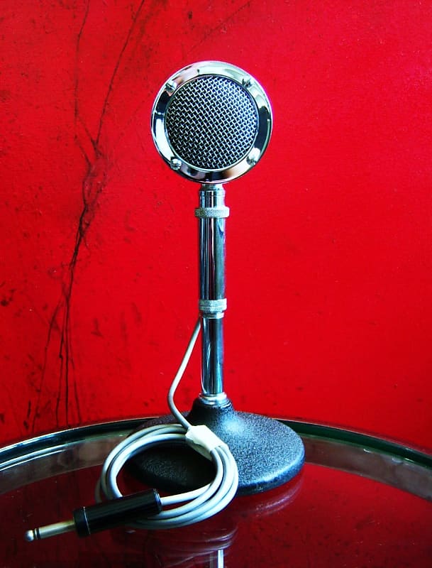 Vintage 1960's Astatic D-104 crystal "Lollipop" microphone | Reverb