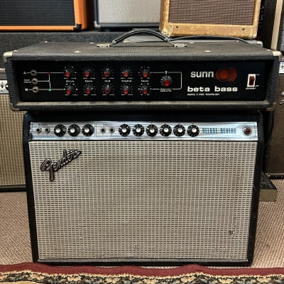 Sunn Sunn 200S Bass Amp 1968 Black | Reverb