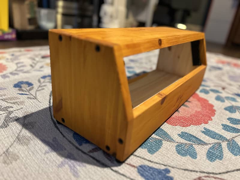 Handmade 2U 19” Wooden Desktop Rack Unit | Reverb