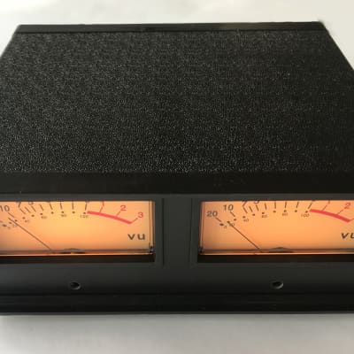 Vintage Look VU Meter Audio Visualiser Stereo Double Analog | Reverb