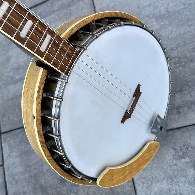 Vintage Conquerer Plectrum Resonator Banjo, 1970s | Reverb