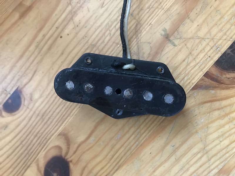 Fender Telecaster / Esquire Pickup Black Bottom Flat Pole | Reverb UK