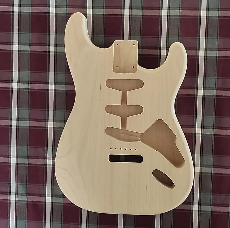 Woodtech Routing - 3 pc. Alder Stratocaster Body - Unfinished | Reverb
