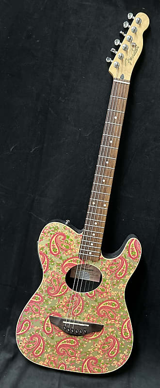 Fender Telecoustic - Paisley | Reverb