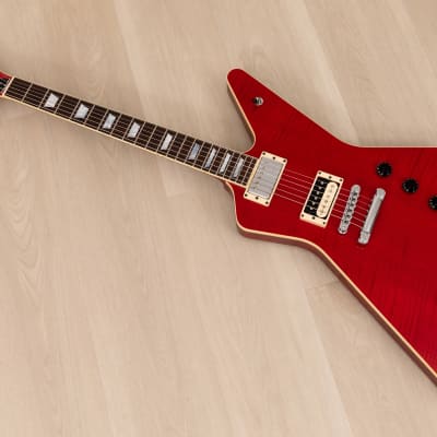 2007 Hamer USA Standard Custom Flame Top, Red Transparent w/ | Reverb