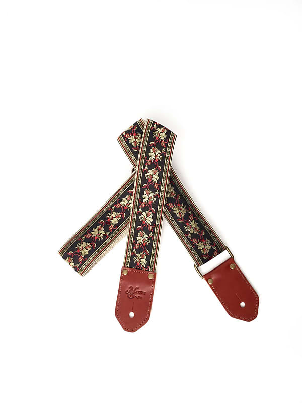 Native Sons Guitar Straps Rhapsody in Gold | Reverb