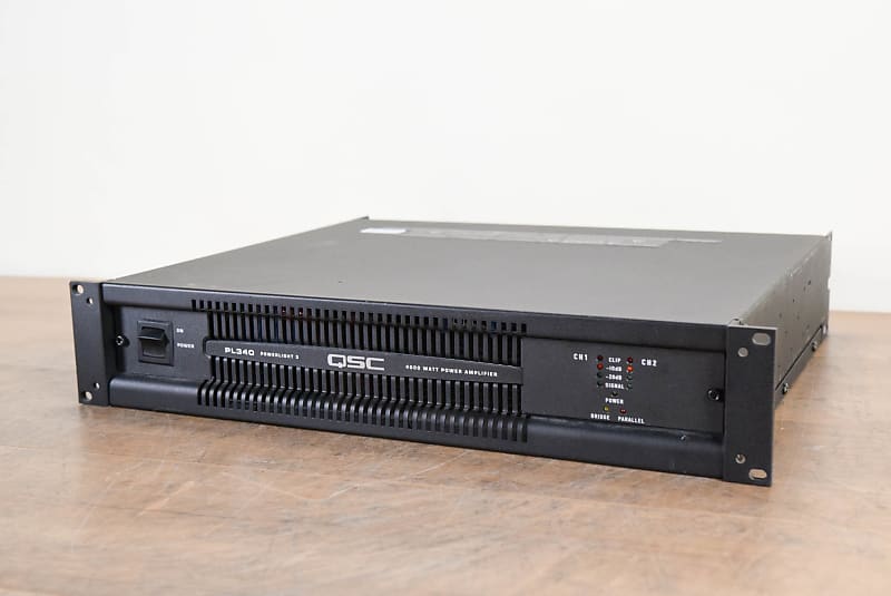 QSC PL340 Powerlight 3 Series Two-Channel Power Amplifier | Reverb UK
