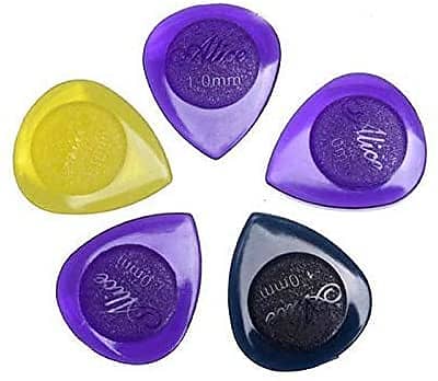6 x Alice Large Stubby Style Guitar Picks Plectrums For | Reverb