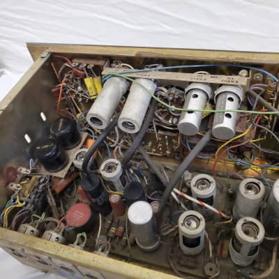 Very clean Ampex 354 stereo tube tape recorder preamp Working | Reverb