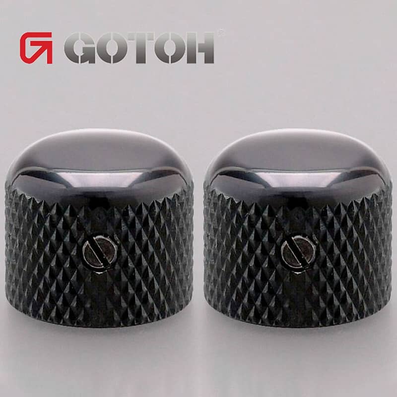 NEW (2) Gotoh VK3 Short Dome Knobs for 6mm Pots (Import | Reverb