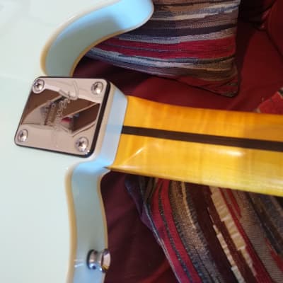 Custom built Telecaster-style Guitar with flame maple neck | Reverb