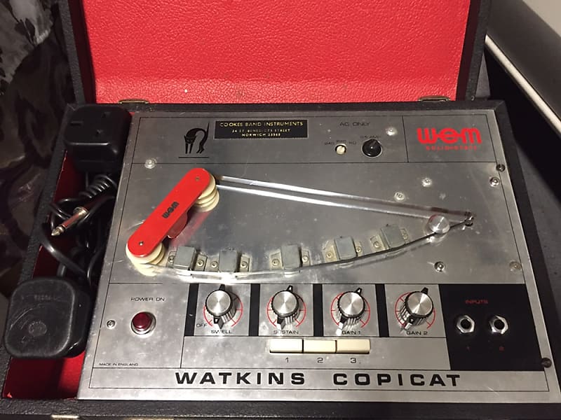 Vintage WEM Watkins Copicat MKIII tape echo delay 70's | Reverb