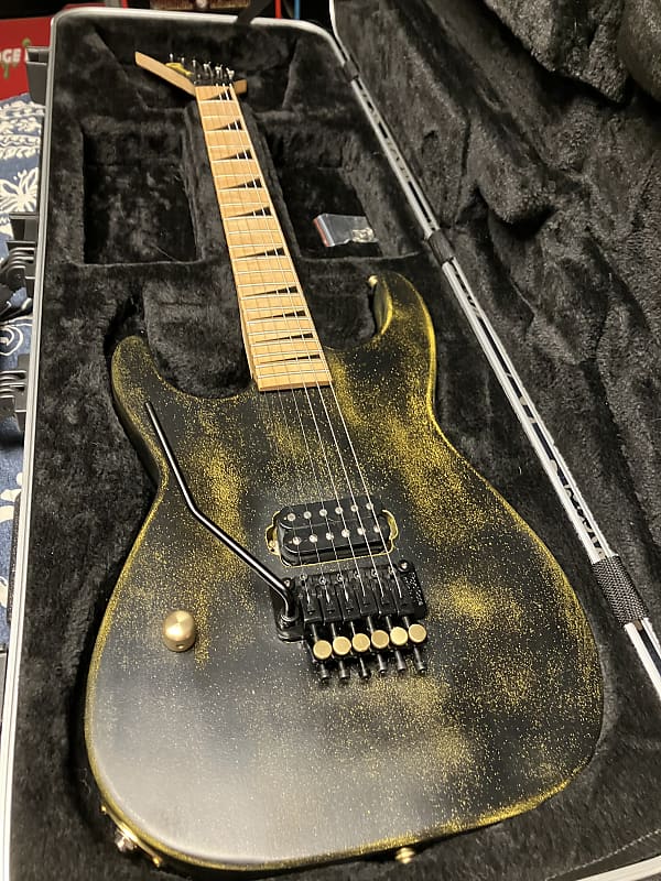 Left Handed Jackson Tribute Relic’d Flame maple neck Floyd | Reverb