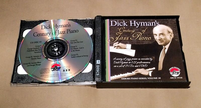 Dick Hyman's Century of Jazz Piano - 5 CD's and 1 DVD | Reverb