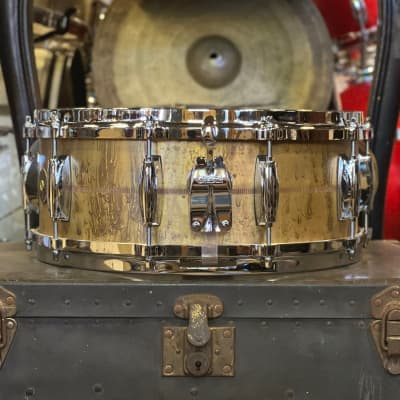 NEW Gretsch 5.5x14 USA Keith Carlock Signature Brass Snare | Reverb