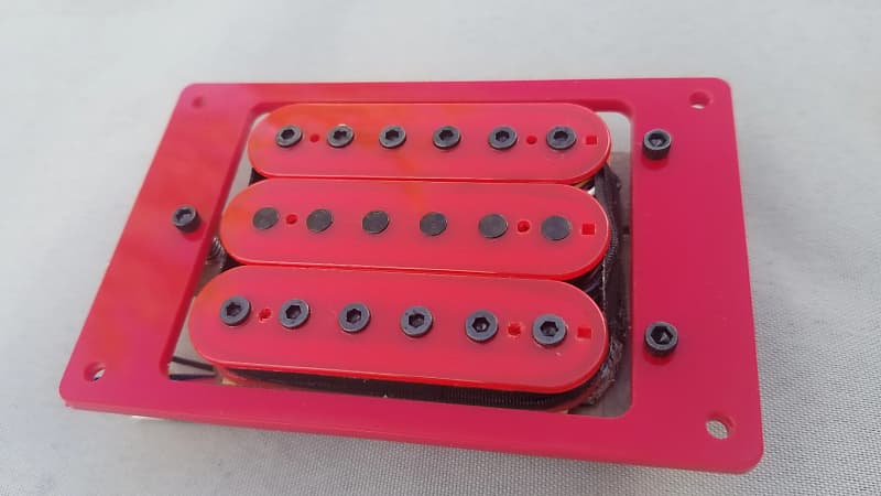 Warp Core Pickups #549 Triple Humbucker Red | Reverb