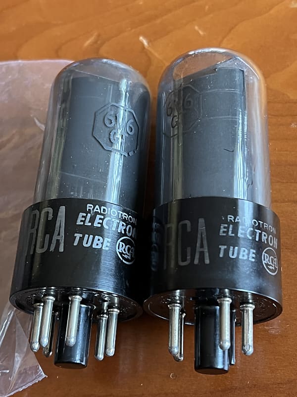 NOS RCA 6V6GT matched pair tubes | Reverb